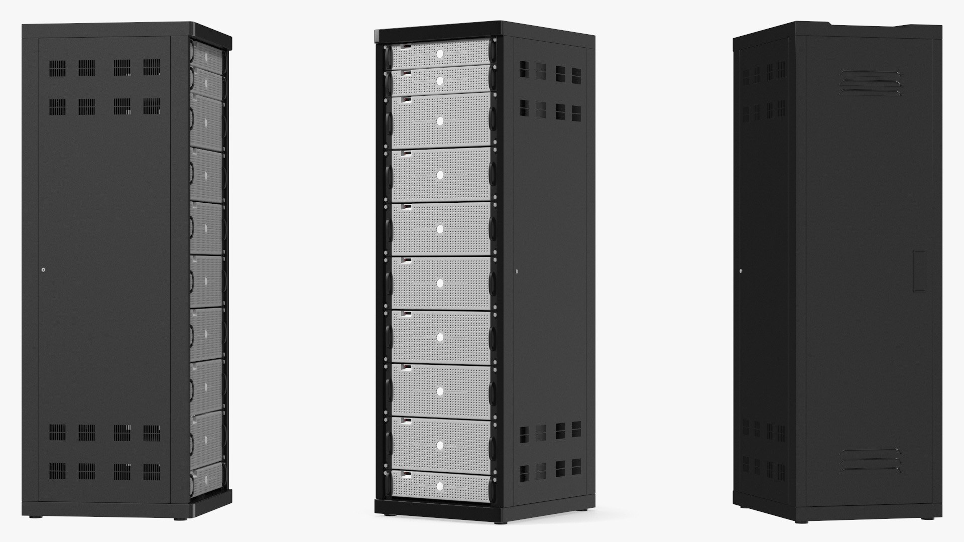 3D Floor Stand Server Rack - TurboSquid 2261103