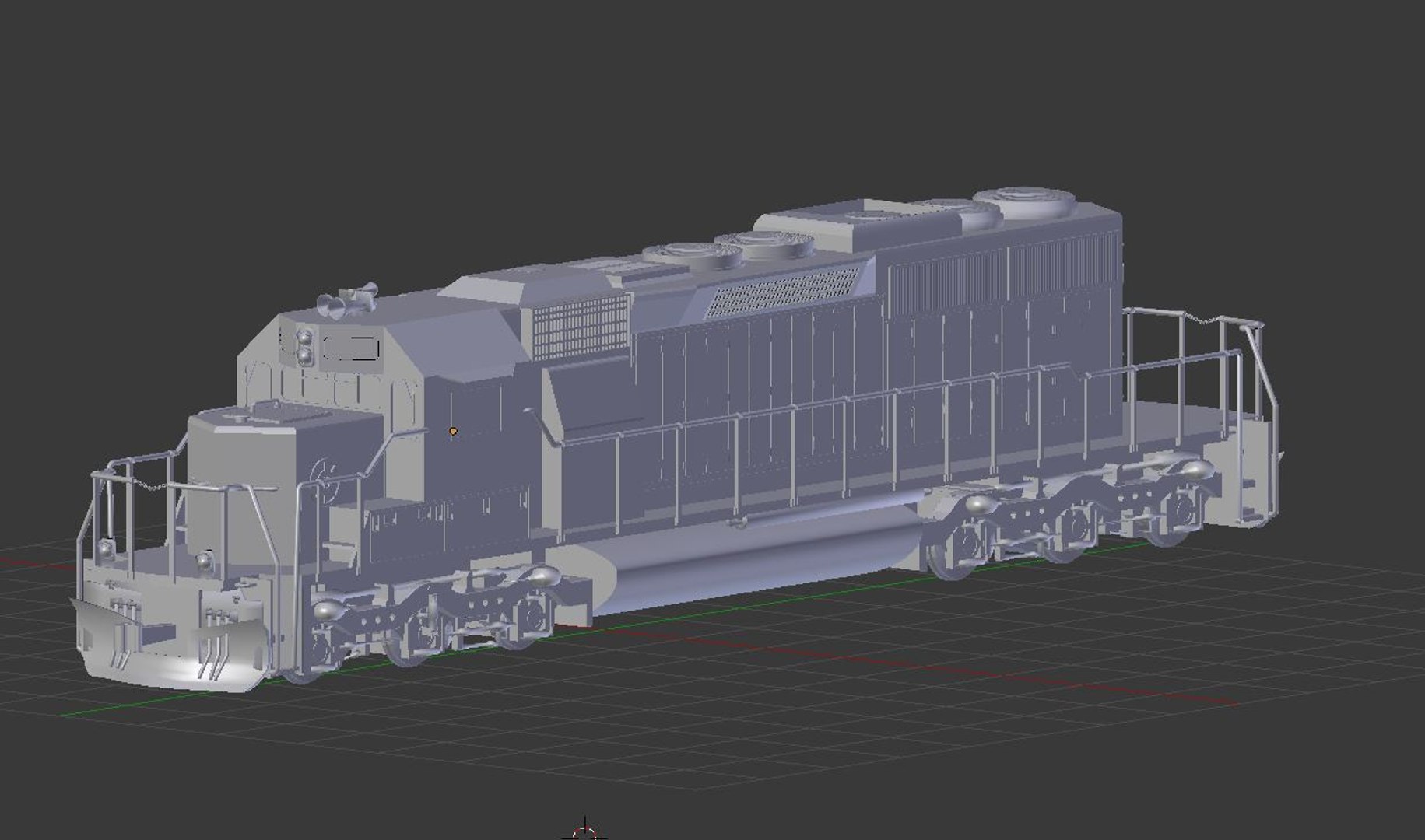 Sd40-2 Locomotive 3D Model - TurboSquid 1272339