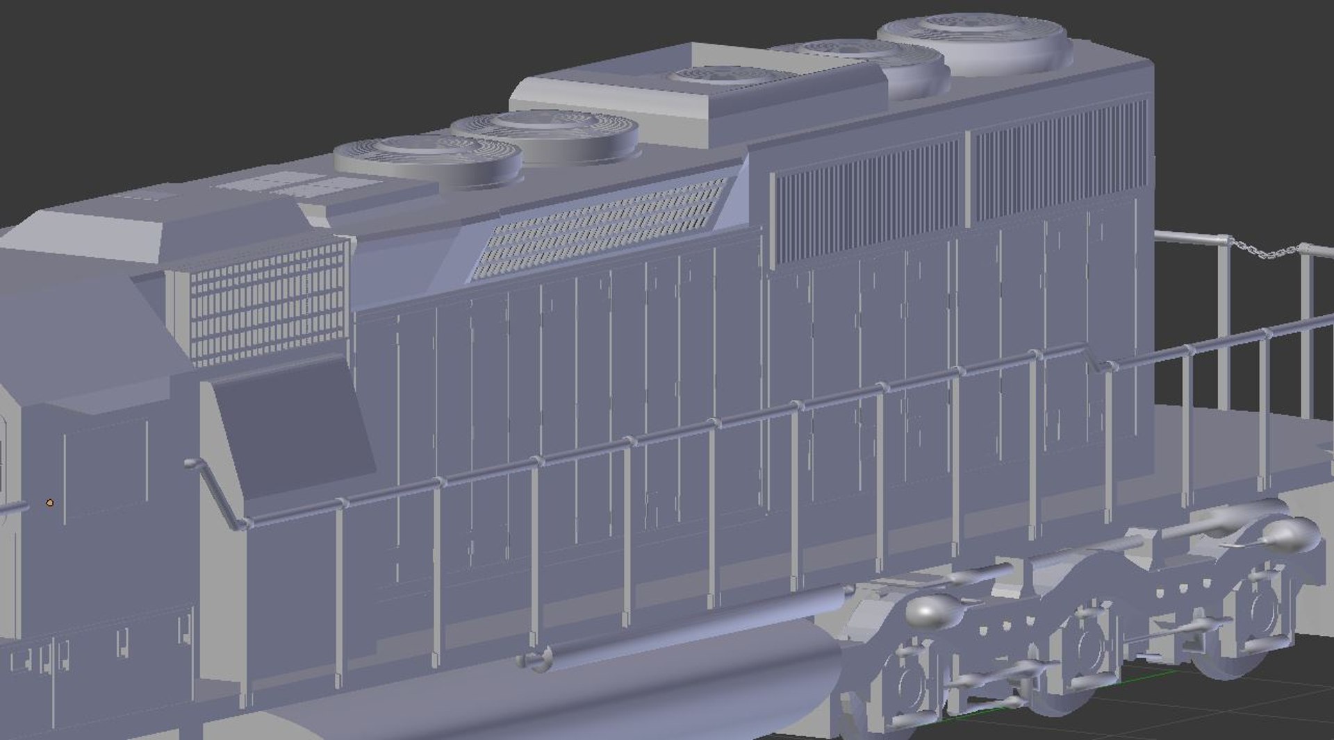 Sd40-2 Locomotive 3D Model - TurboSquid 1272339