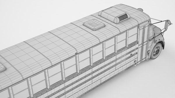 3D Electric School Bus Generic 01 model - TurboSquid 1937164