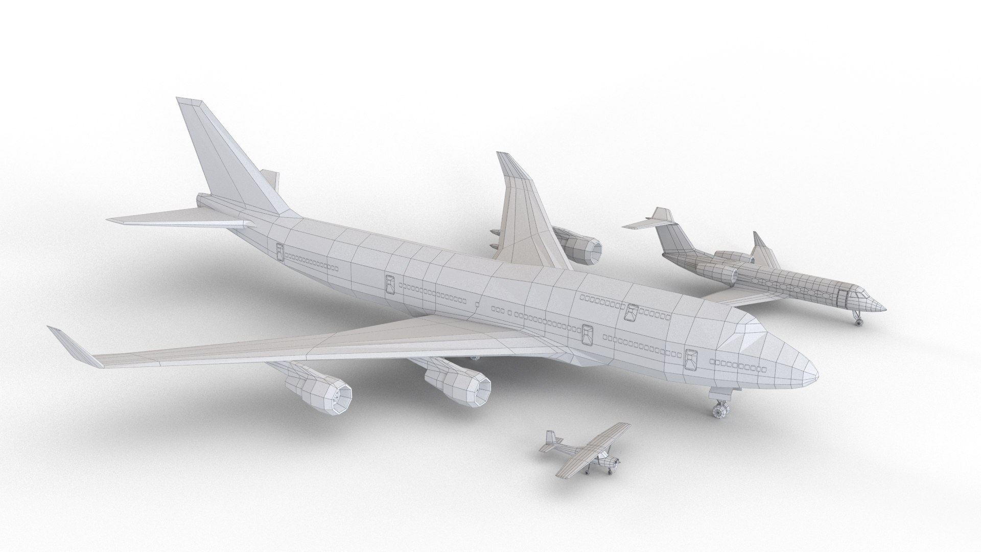 3D Model Planes Low Poly - TurboSquid 1985410