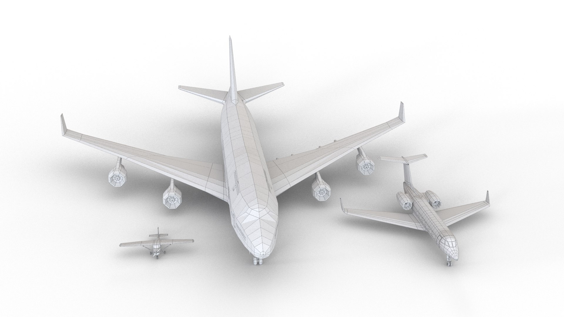 3D Model Planes Low Poly - TurboSquid 1985410