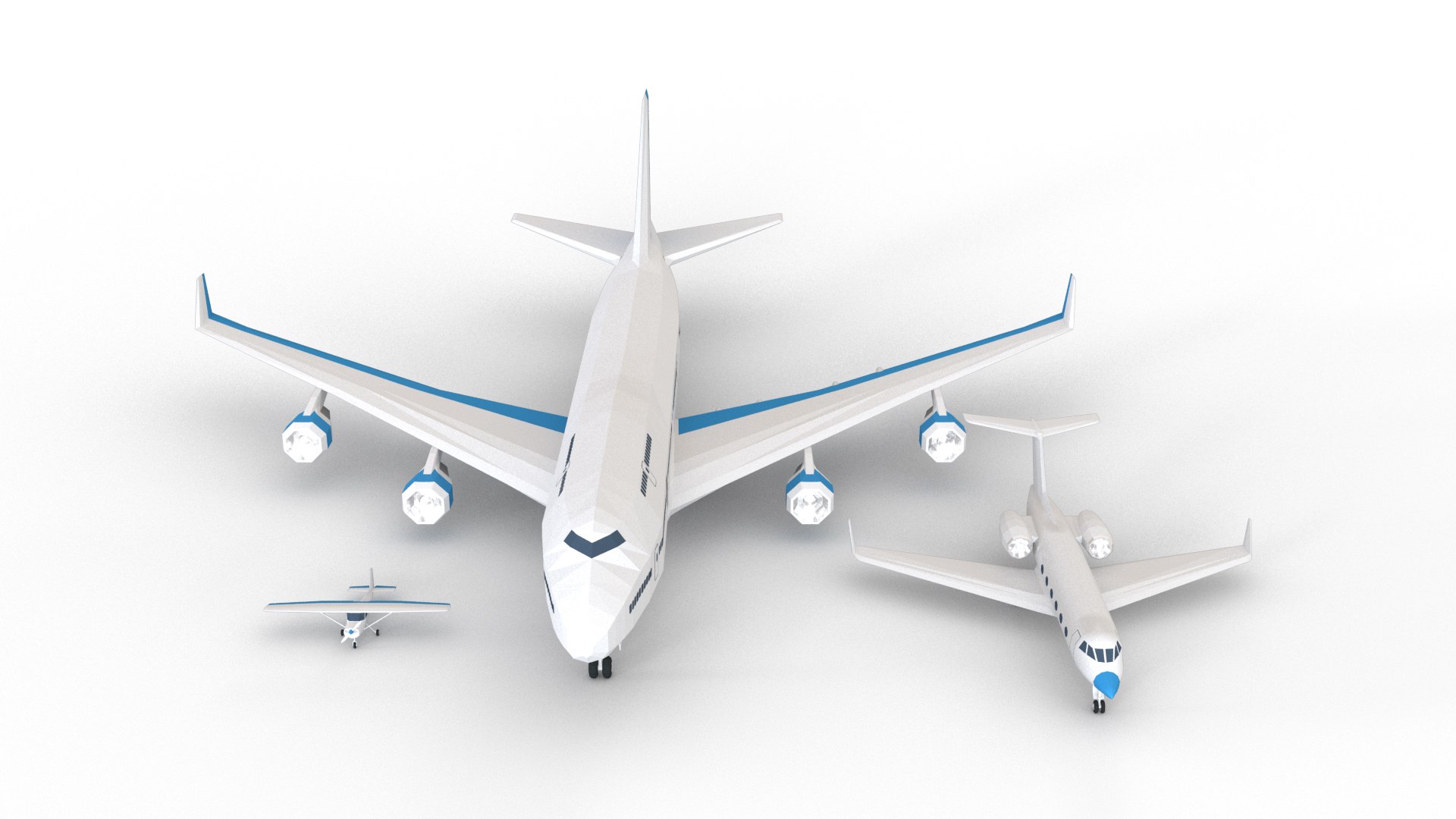 3D Model Planes Low Poly - TurboSquid 1985410