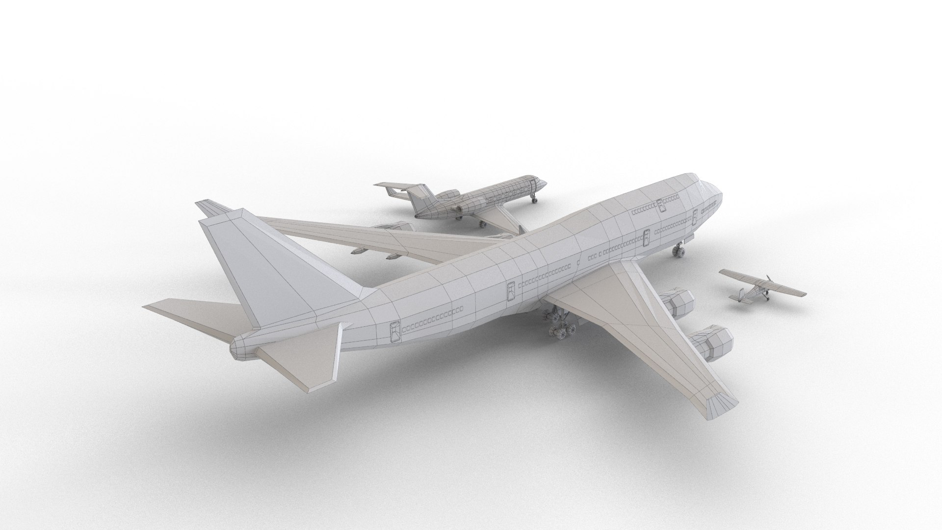3D Model Planes Low Poly - TurboSquid 1985410