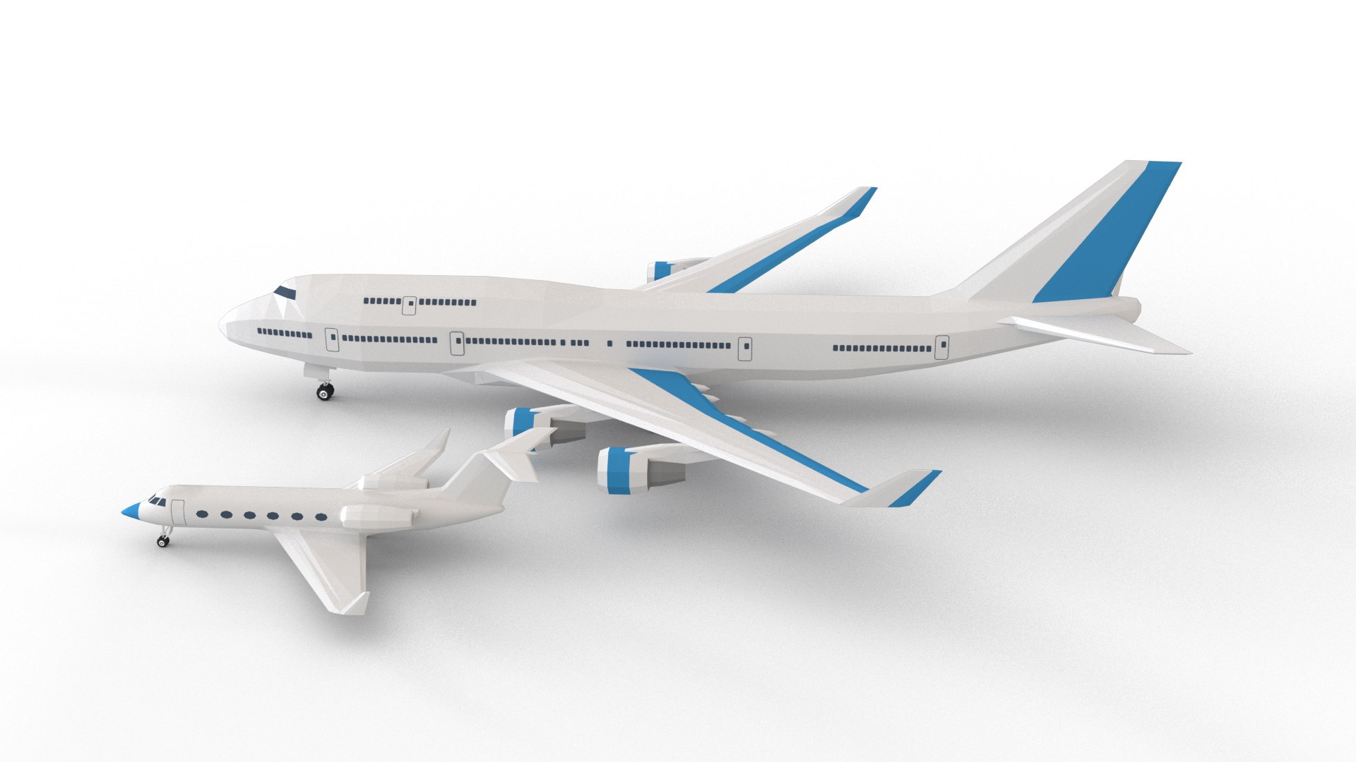 3D Model Planes Low Poly - TurboSquid 1985410