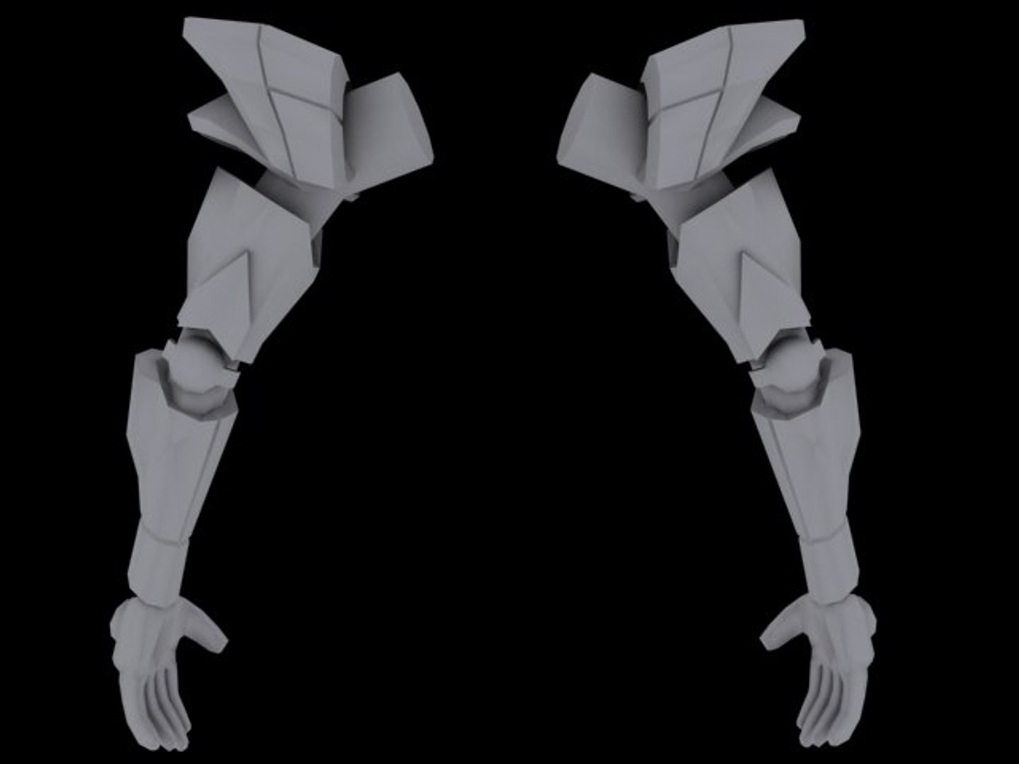Maya Armor Arms