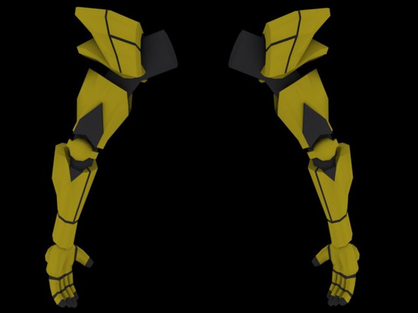 Maya Armor Arms
