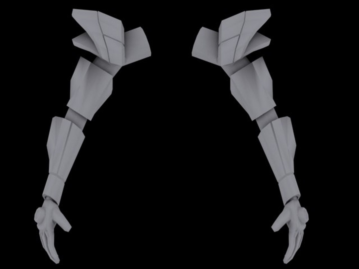 Maya Armor Arms