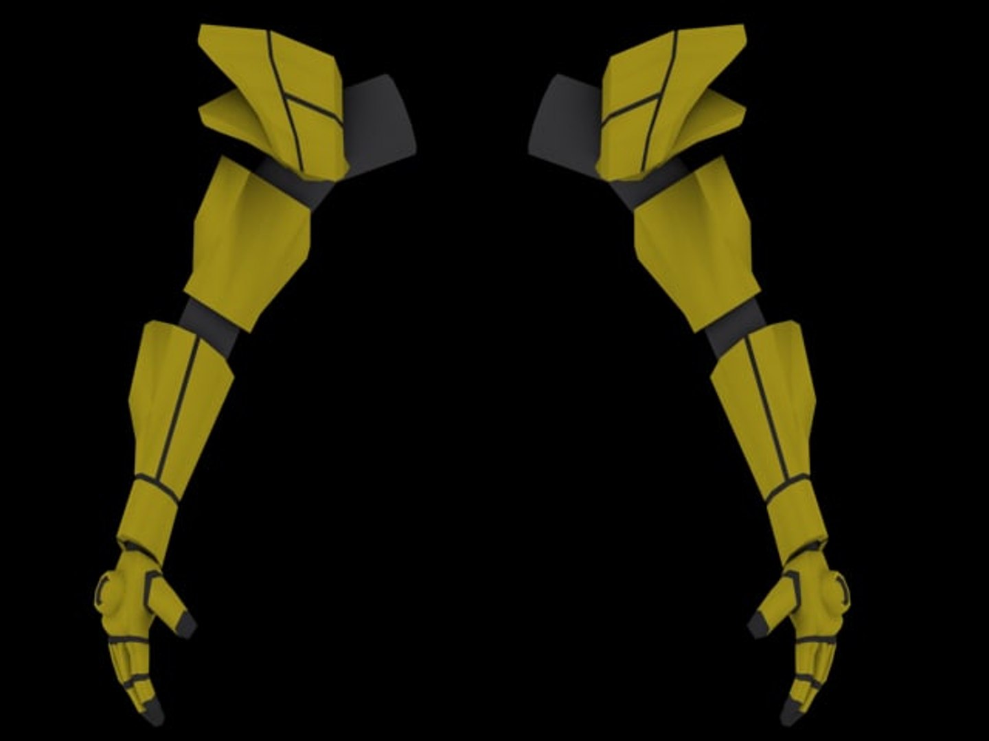 Maya Armor Arms