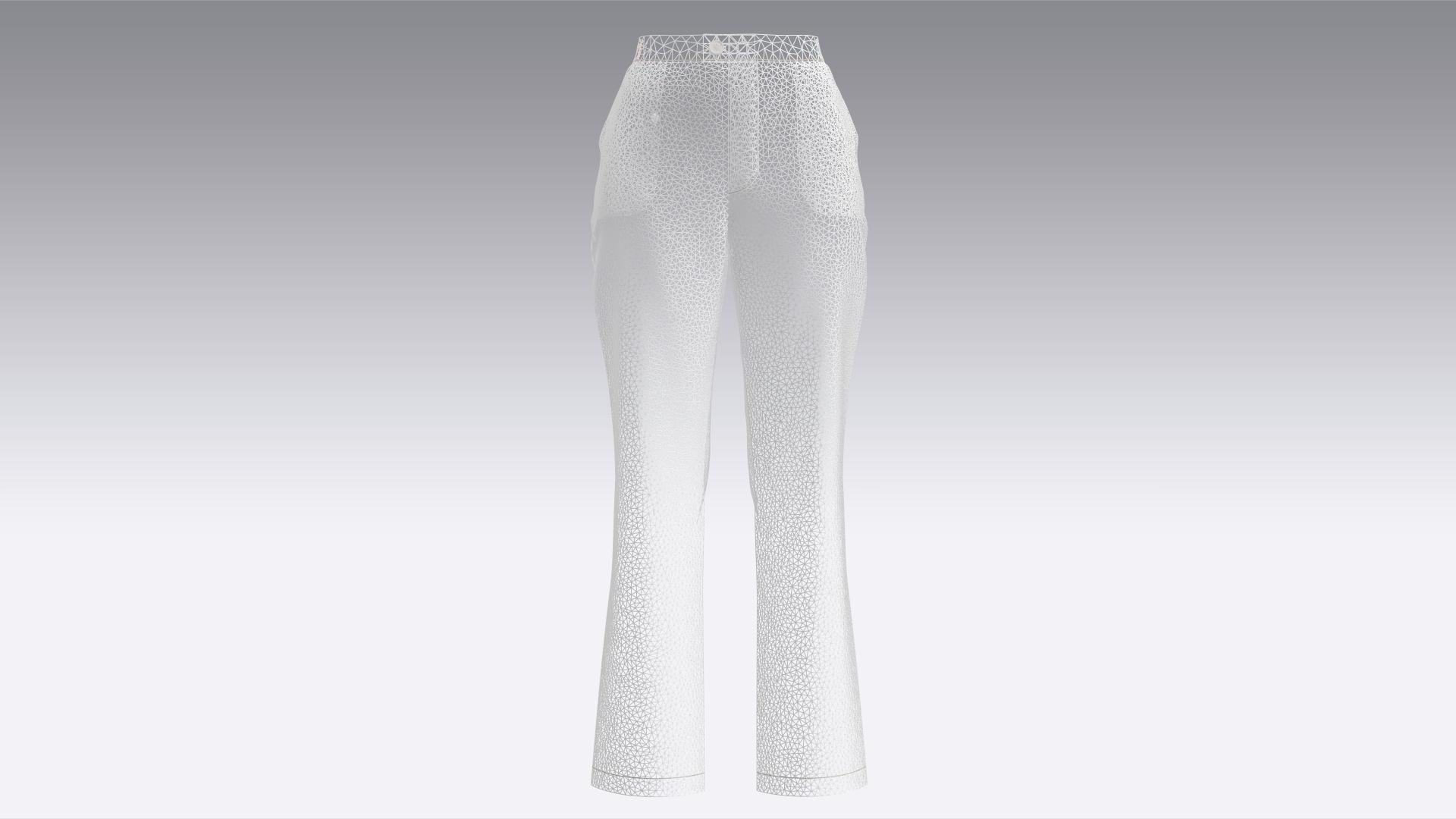 Casual Women Pants 3D Model - TurboSquid 2037879