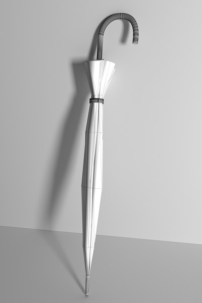 3D simple long umbrella model - TurboSquid 1348314
