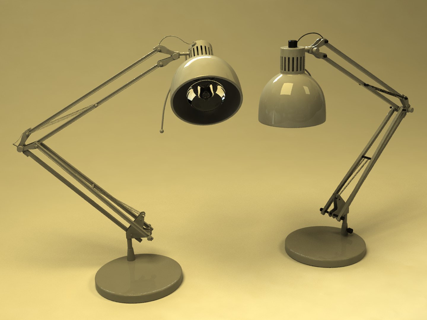3d Model Desk Lamp