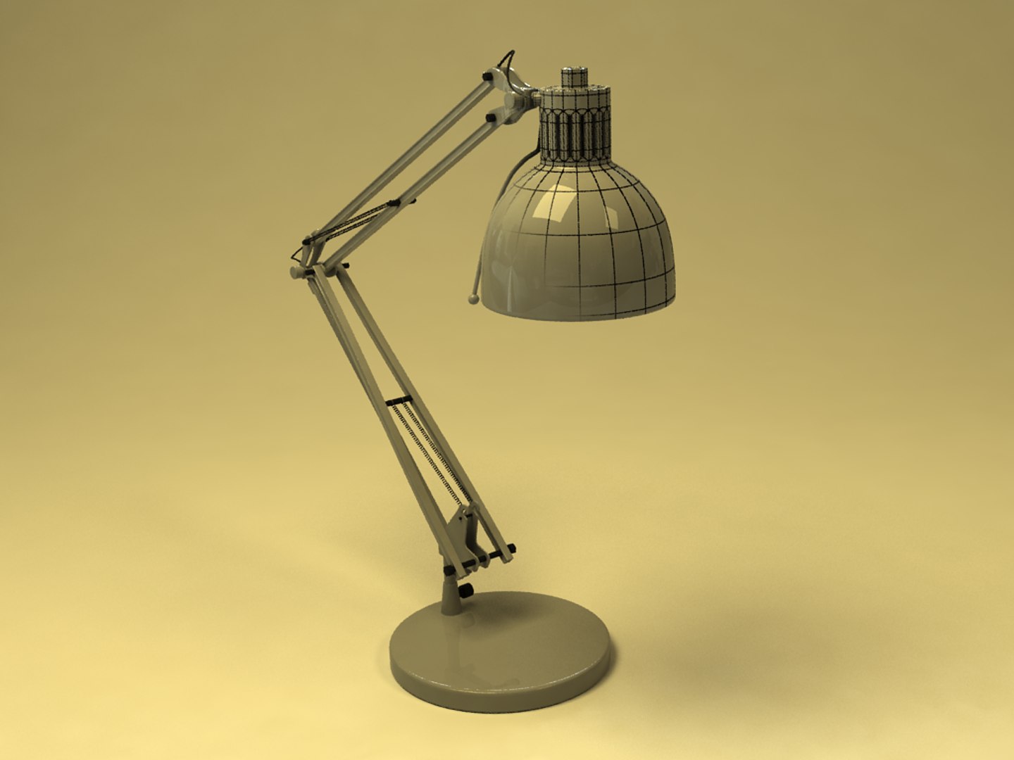3d Model Desk Lamp
