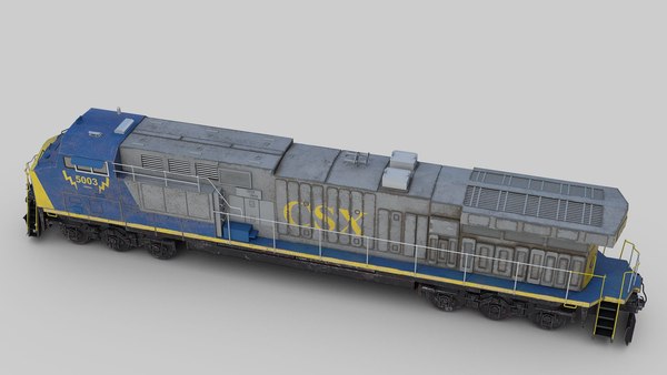 3d model american cw60ac locomotive