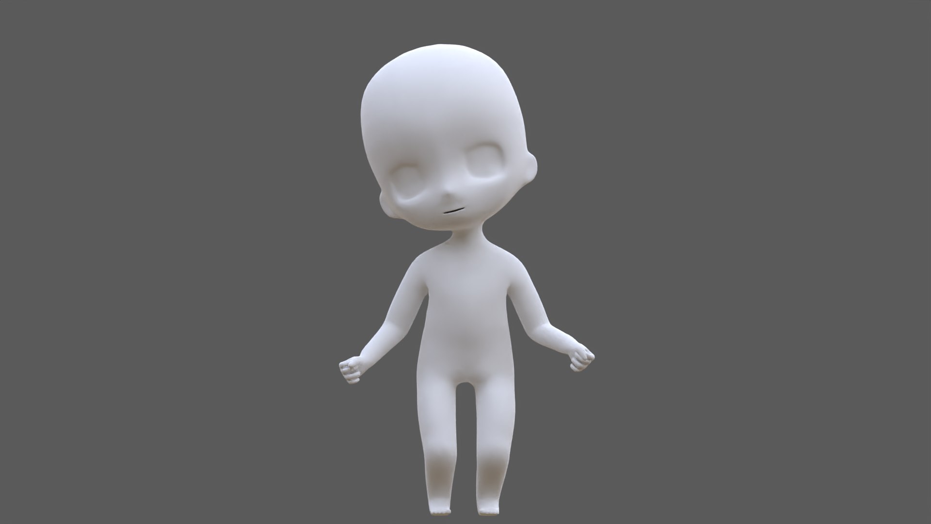 Chibi 3D Mesh Model - TurboSquid 1814909