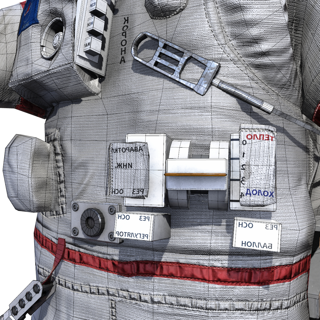 3D space suit orlan mks model - TurboSquid 1258847