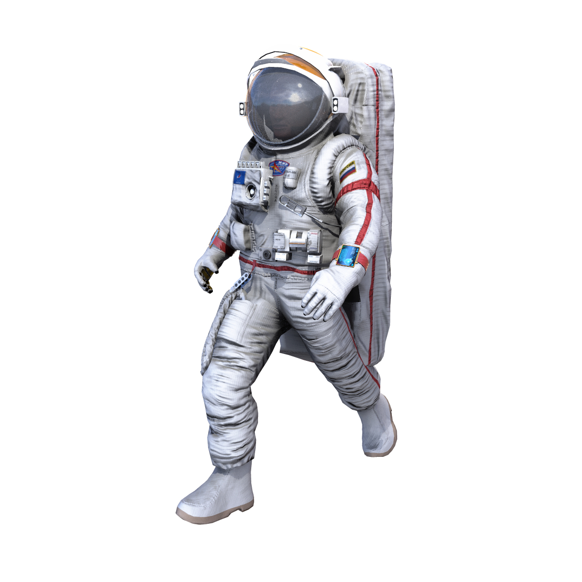 3D space suit orlan mks model - TurboSquid 1258847