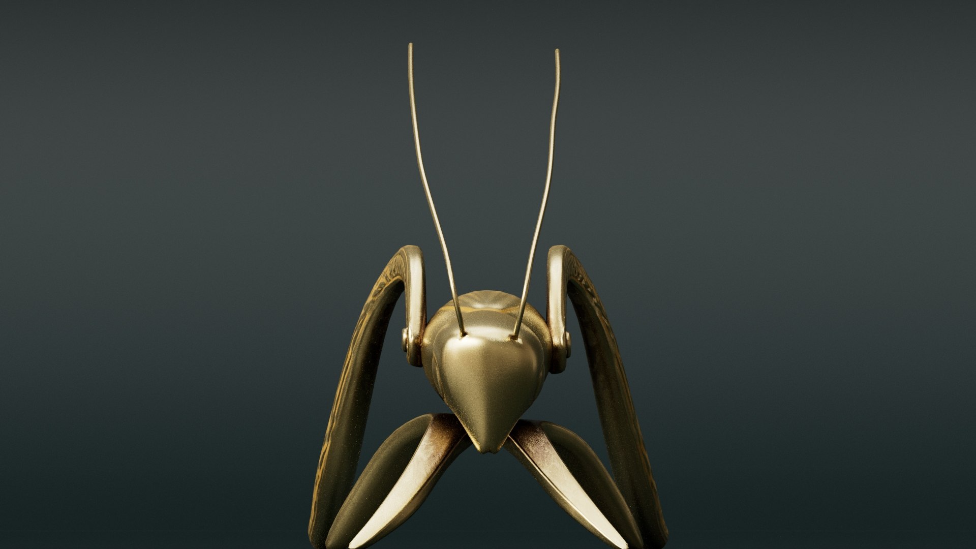 Silikou Brass Cricket 3D Model - TurboSquid 1913835