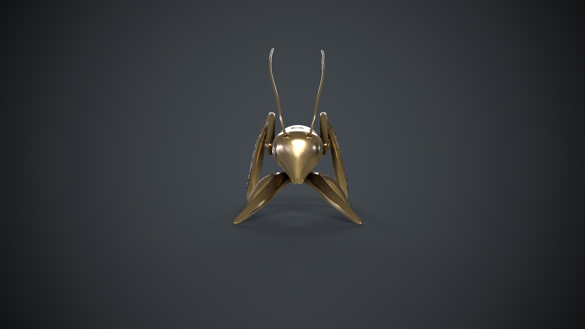 Silikou Brass Cricket 3D Model - TurboSquid 1913835