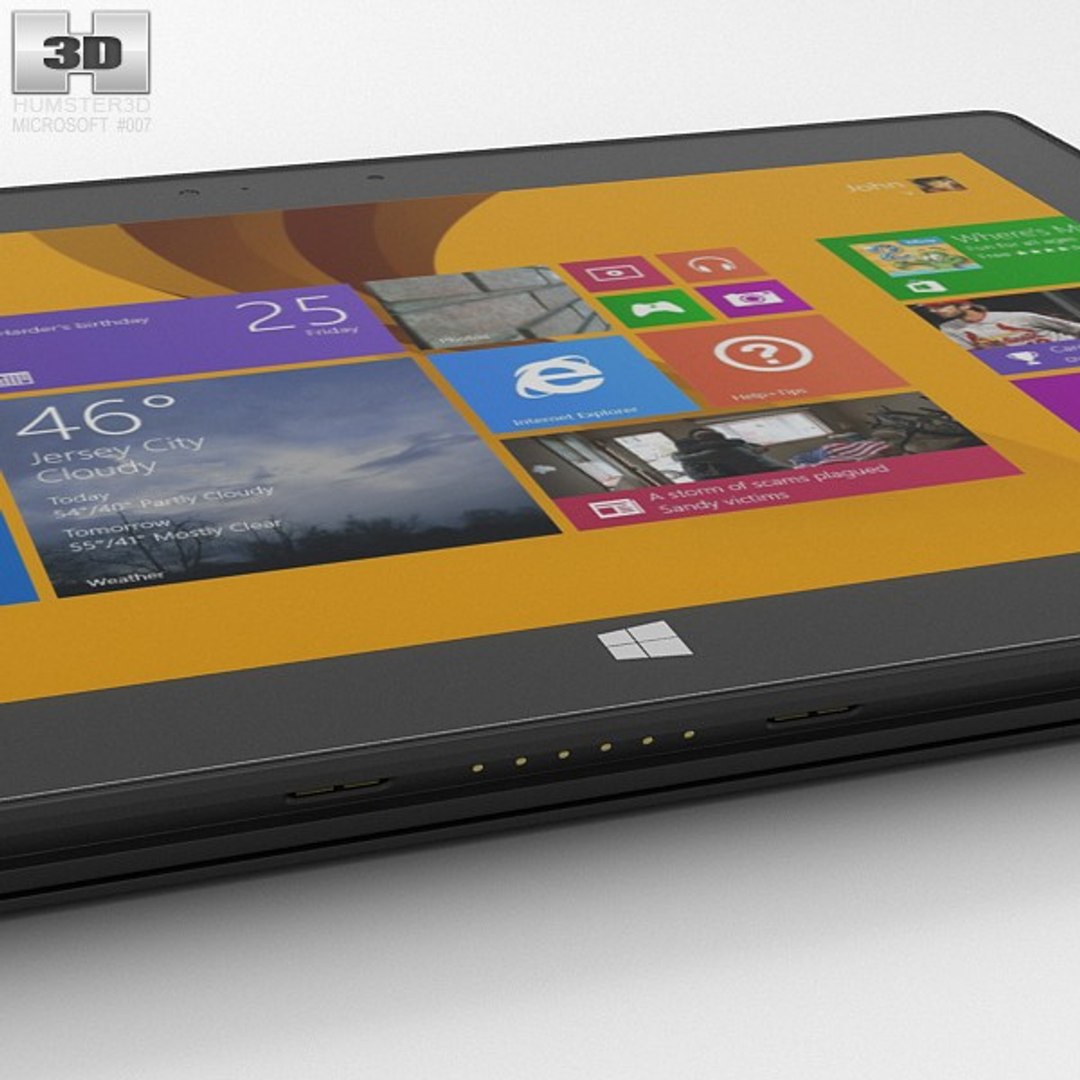 3d Microsoft Surface Pro Model