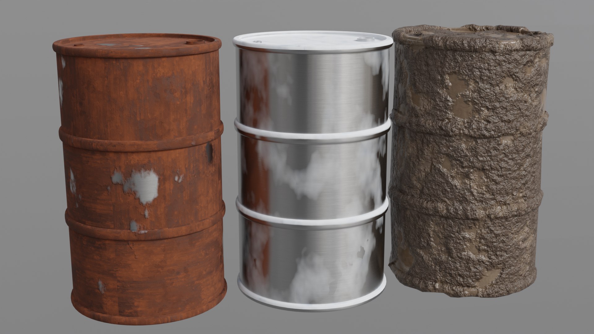 3D 15 Oil Barrel 4K Texture - TurboSquid 2320773