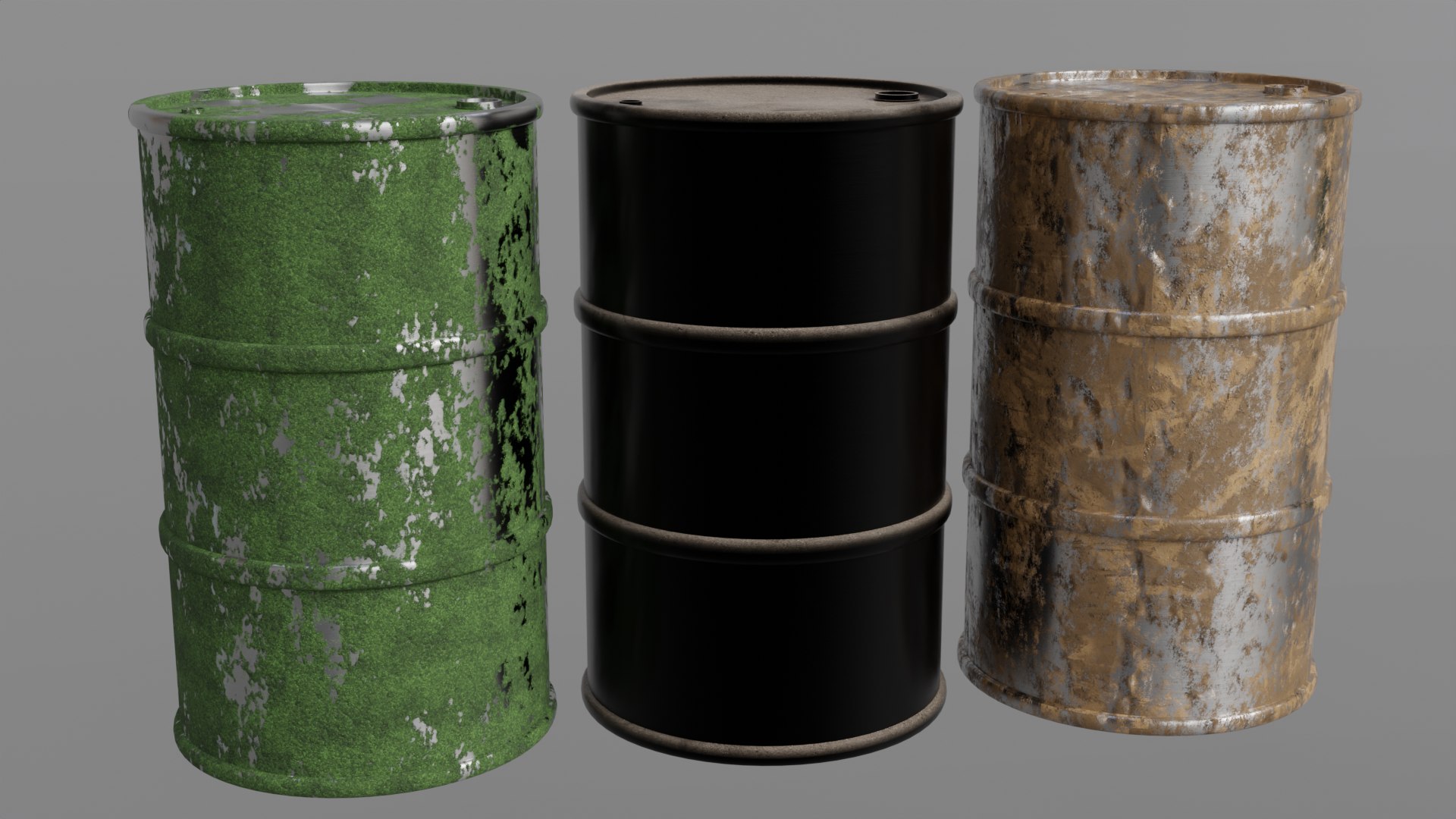 3D 15 Oil Barrel 4K Texture - TurboSquid 2320773
