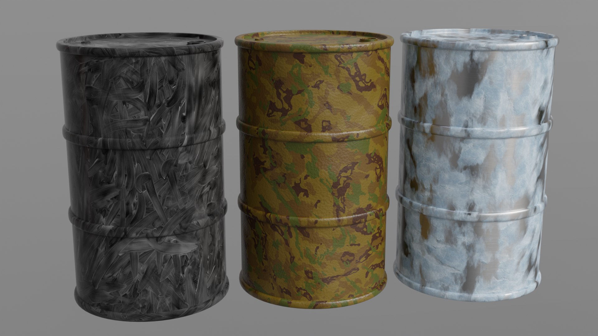3D 15 Oil Barrel 4K Texture - TurboSquid 2320773