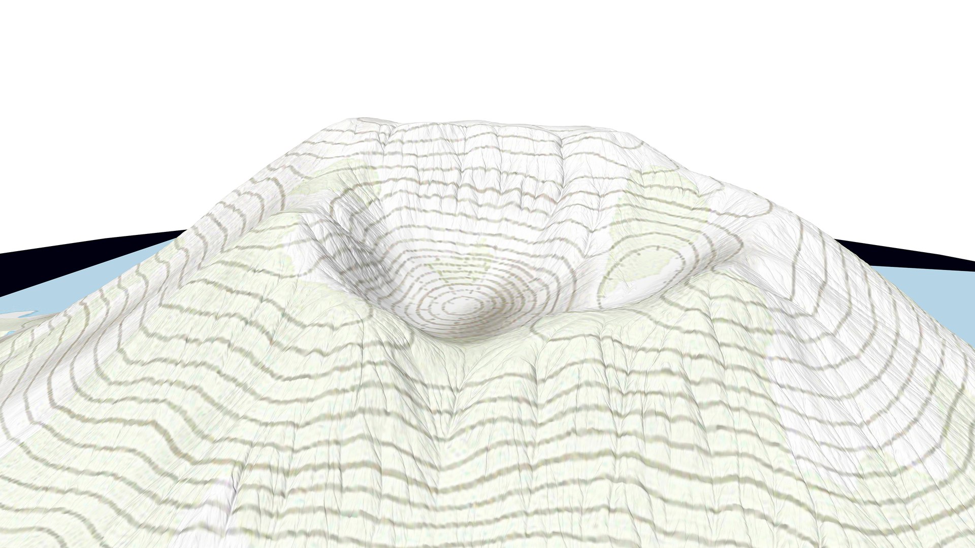 Raikoke Island Kuril Archipelago Middle Kurils Russia 3D Model ...