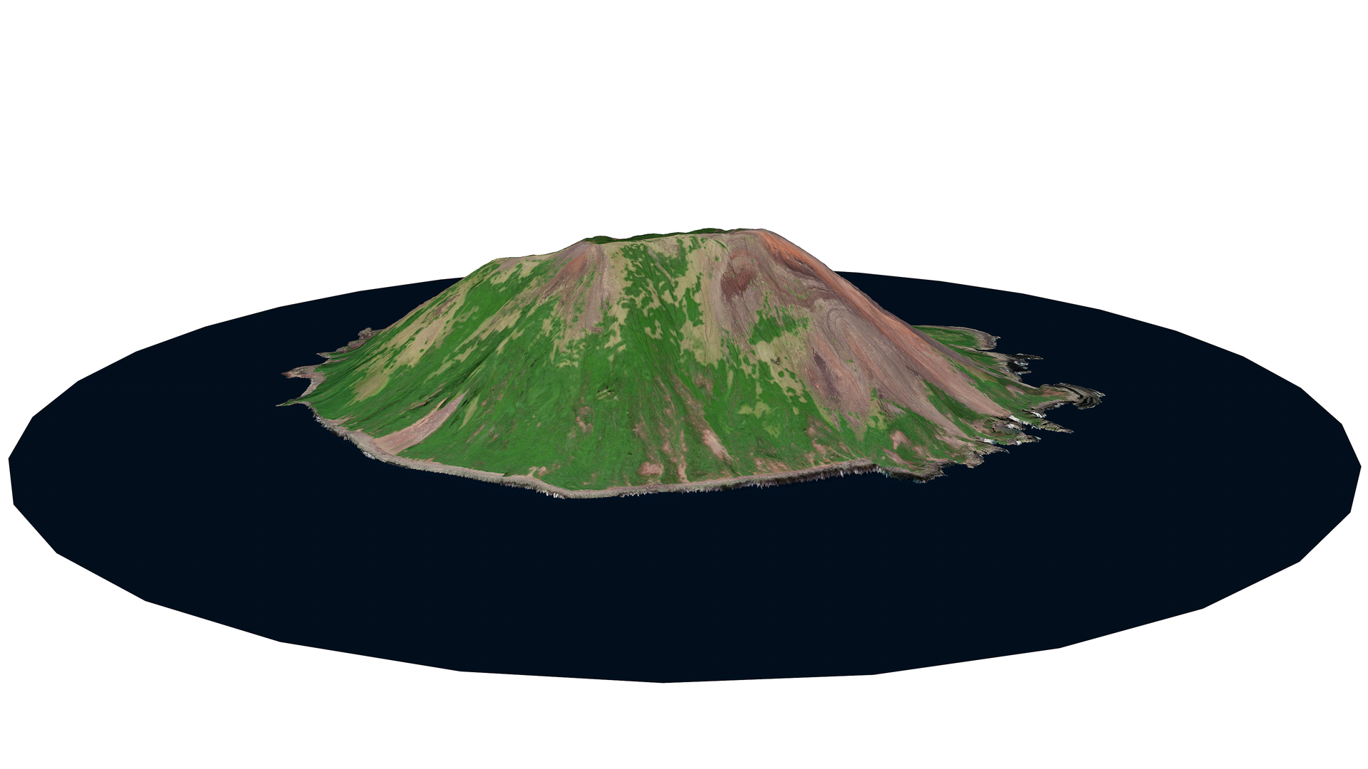 Raikoke Island Kuril Archipelago Middle Kurils Russia 3D Model ...