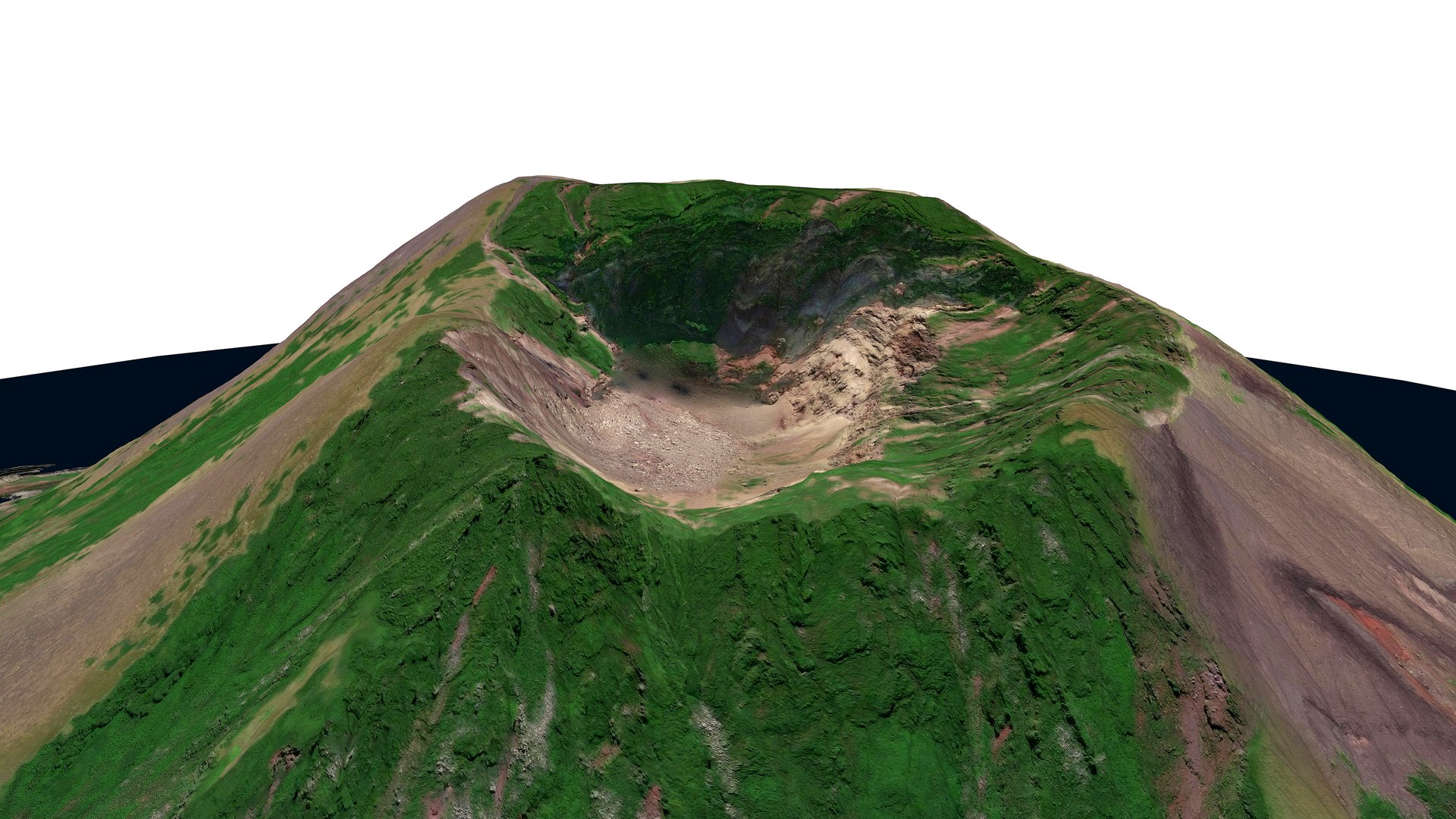 Raikoke Island Kuril Archipelago Middle Kurils Russia 3D Model ...