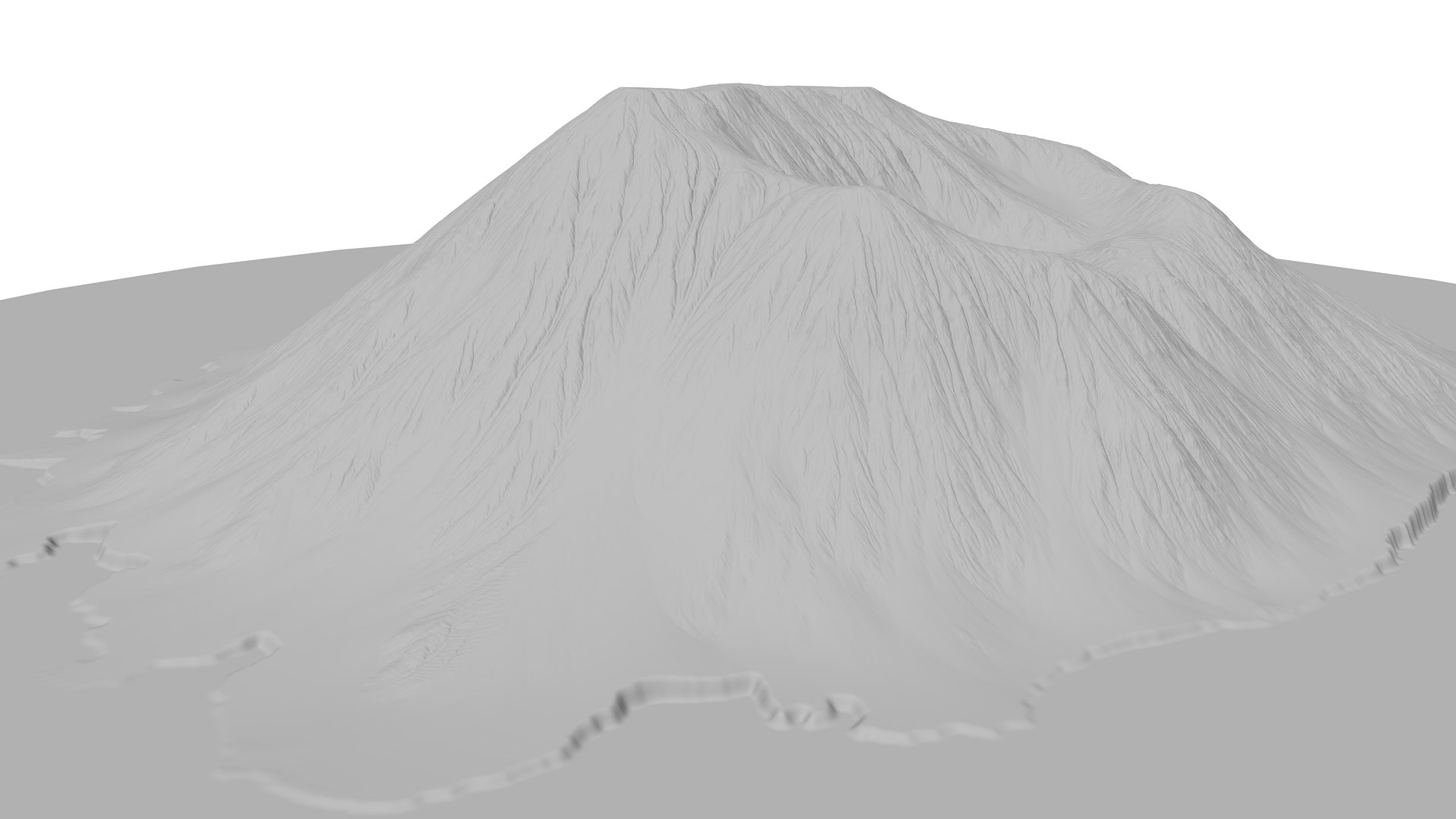 Raikoke Island Kuril Archipelago Middle Kurils Russia 3D Model ...