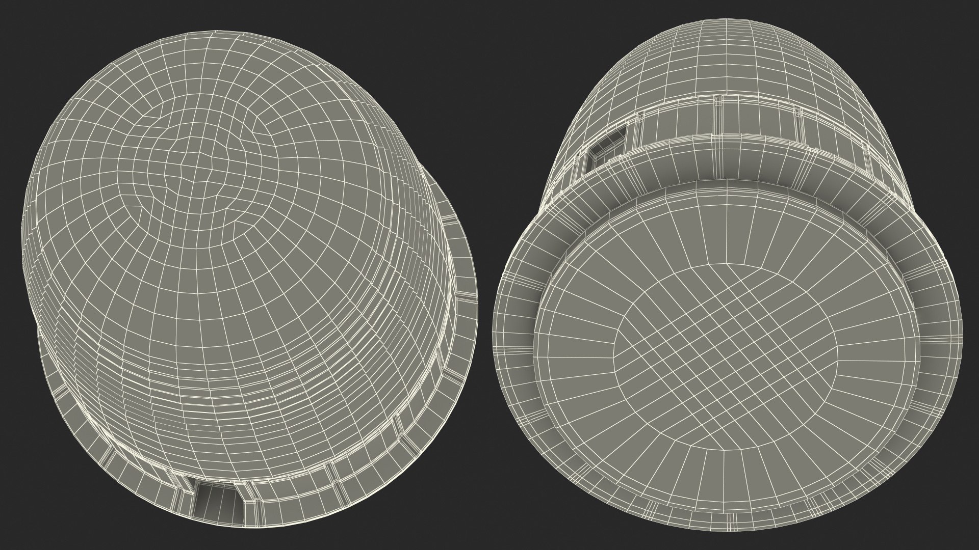 3D warning beacon light green model - TurboSquid 1708260
