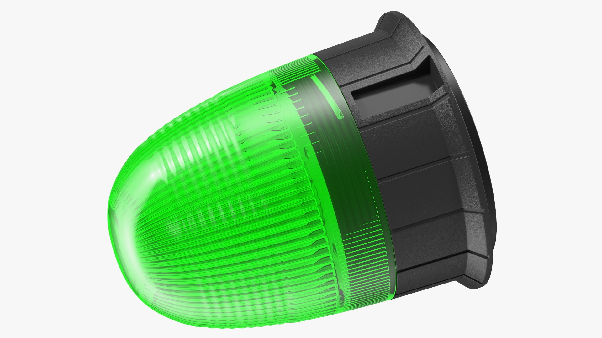 3D Warning Beacon Light Green Model - TurboSquid 1708260