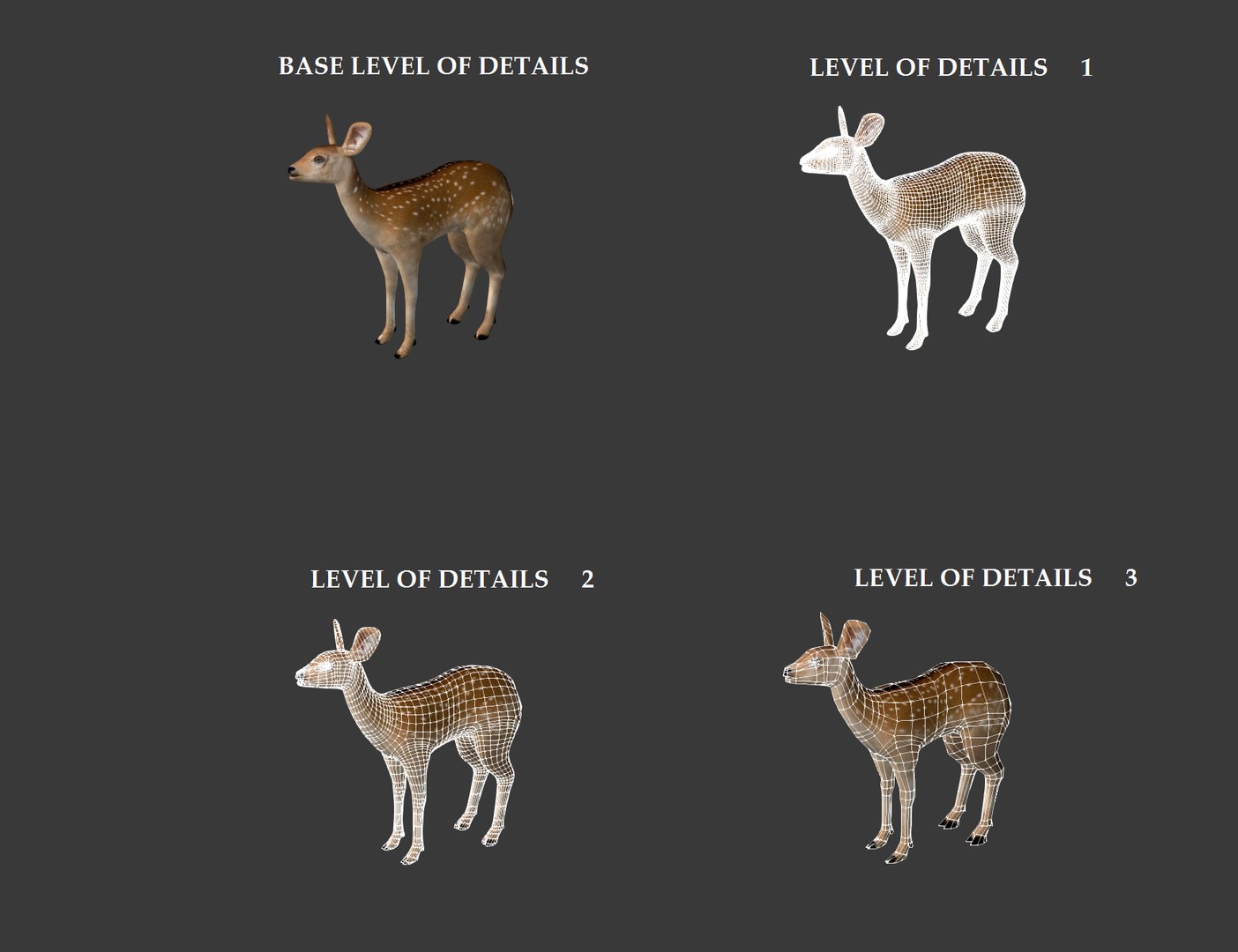 3d X Package Deer