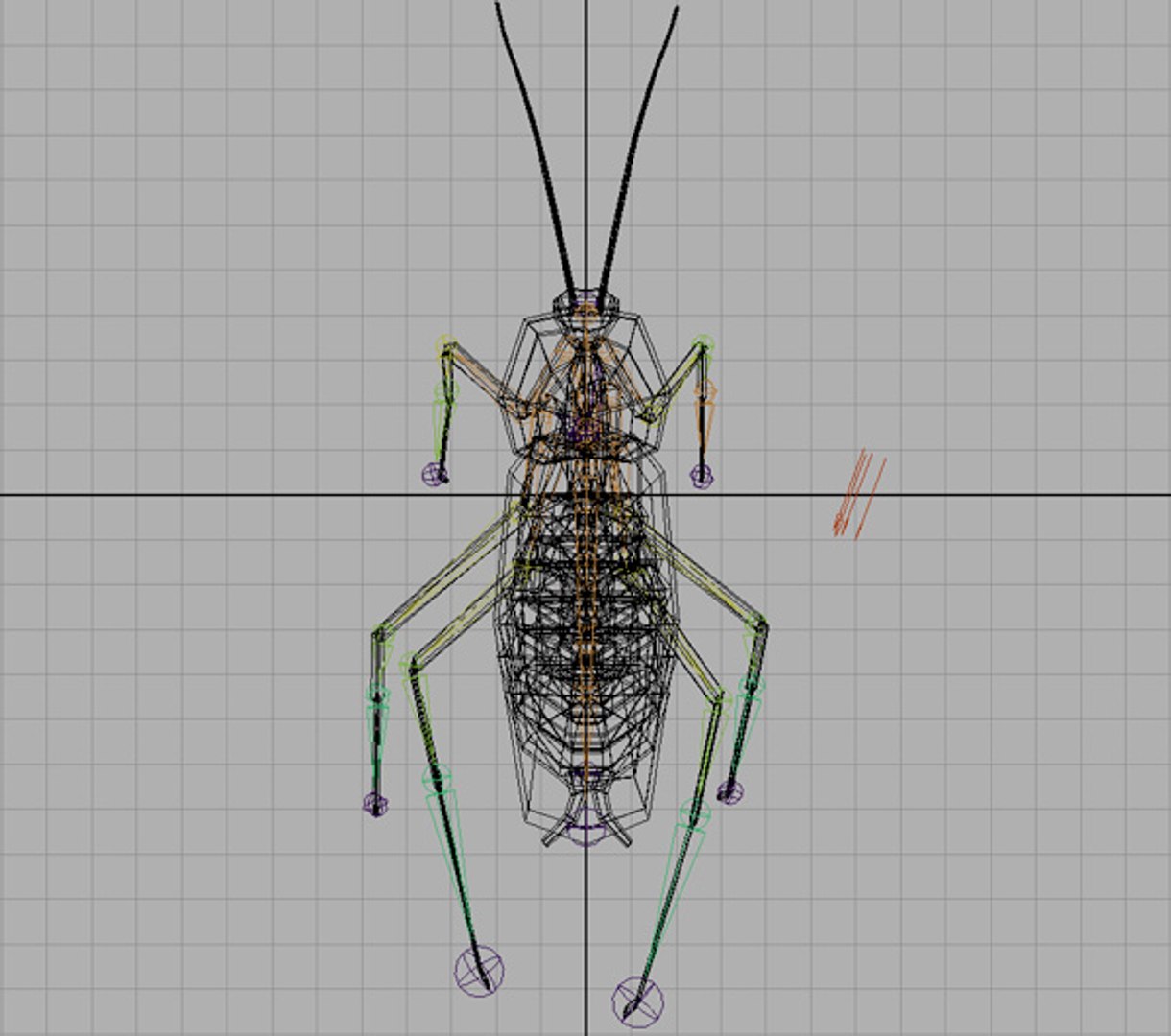 3d Cockroach Rig