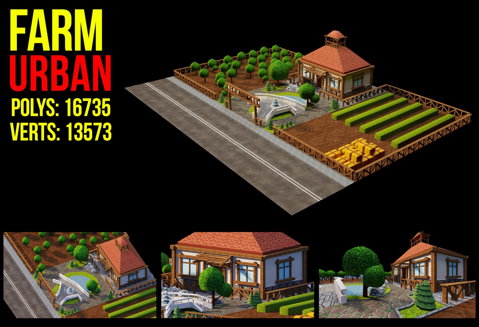 3D Farm Model - TurboSquid 1886960