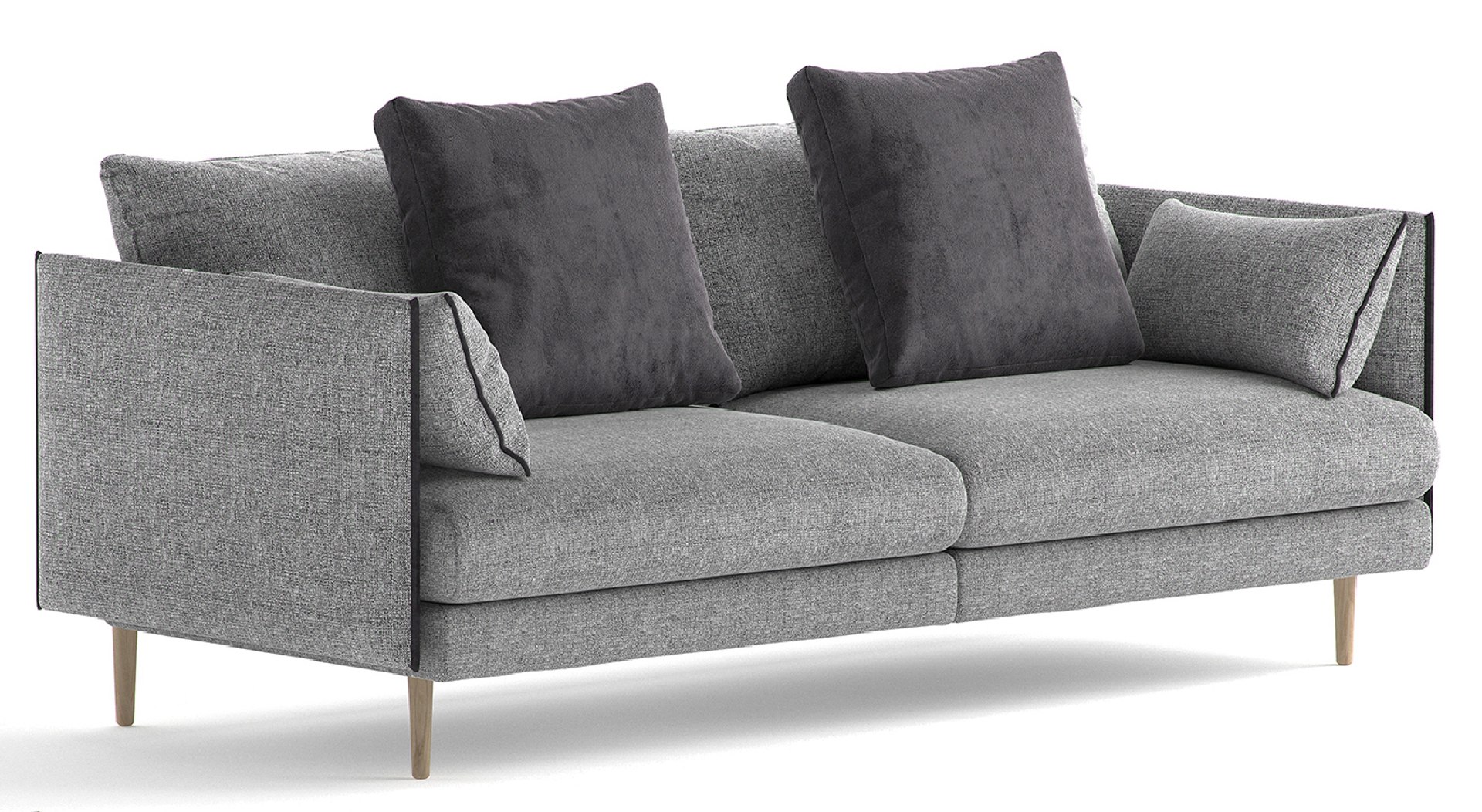 Elle Sofa Model - TurboSquid 1641034