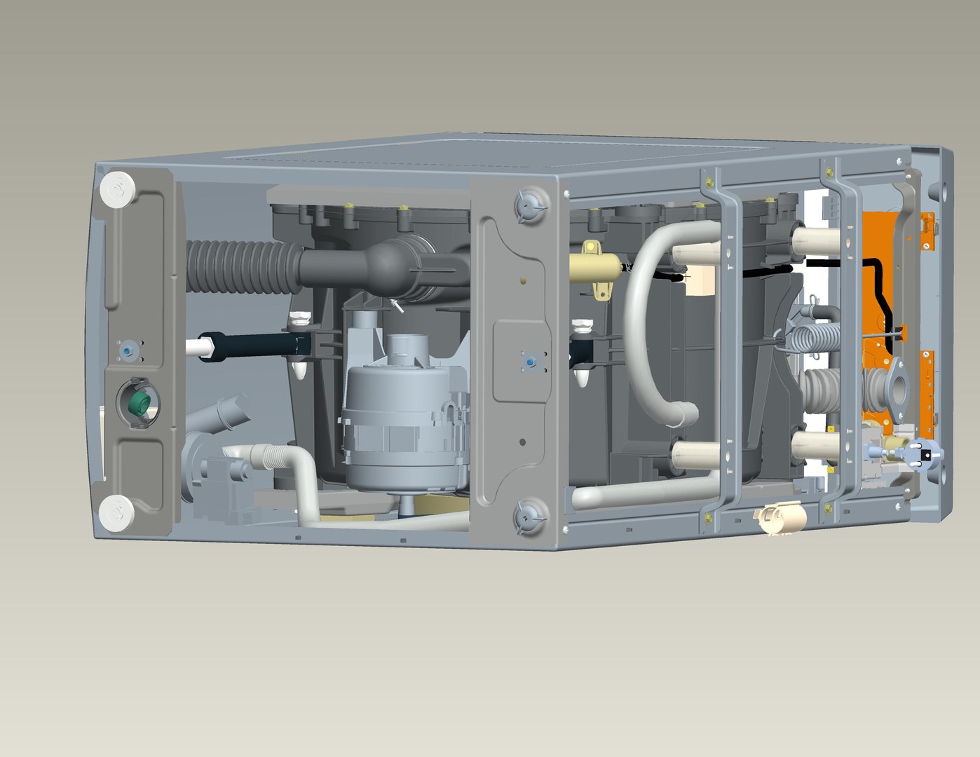 3d Model Of Automatic Washing Machine Cma