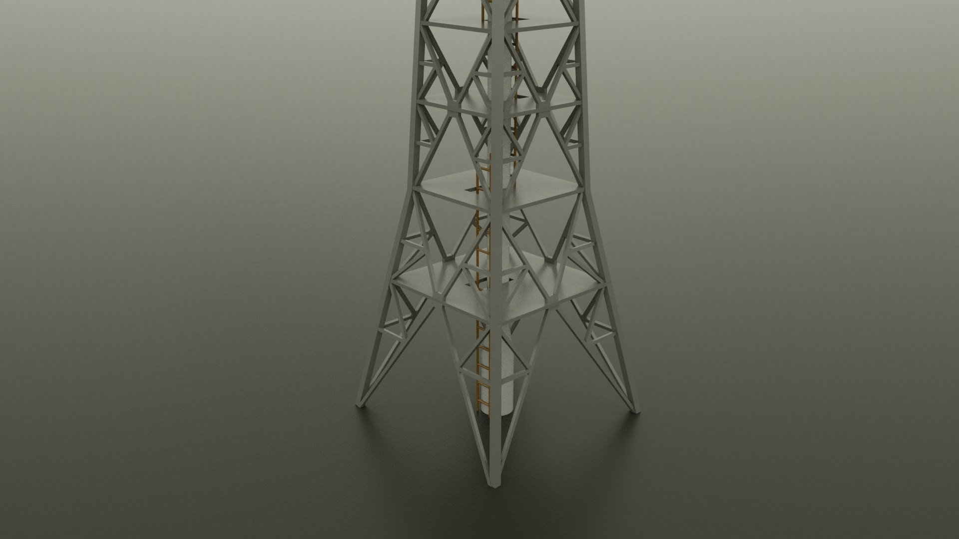 3d natural gas tower model