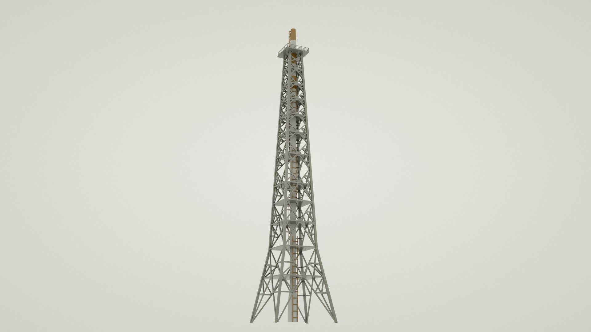 3d natural gas tower model