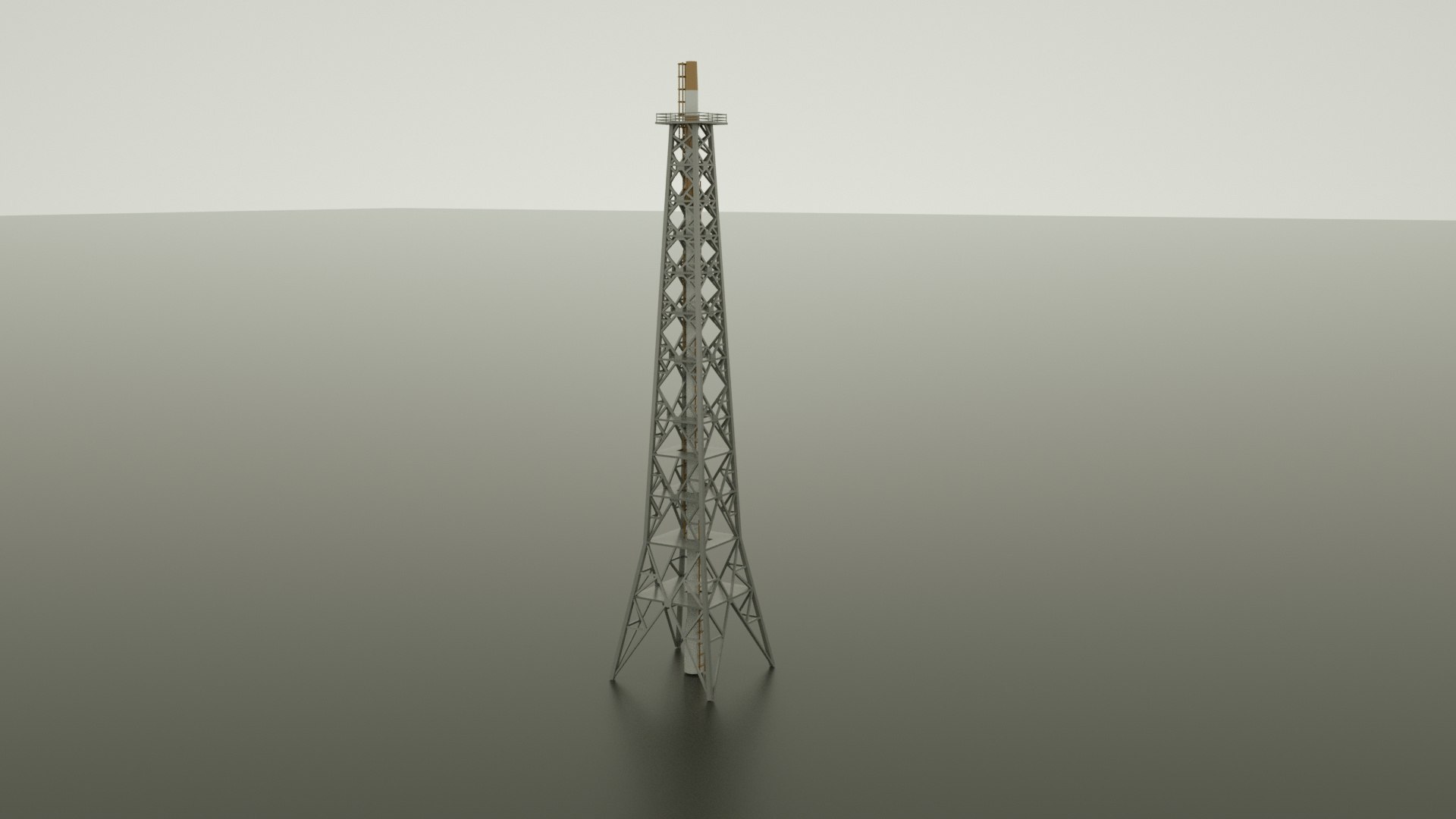 3d natural gas tower model