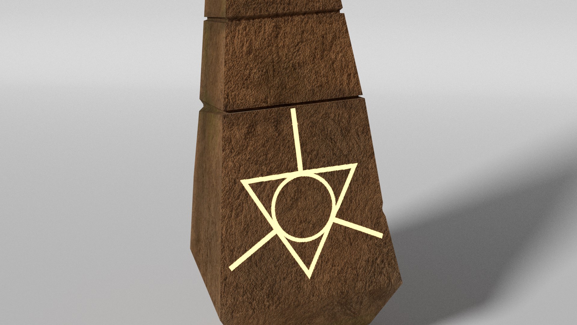 3d Ceremonial Pillar Model
