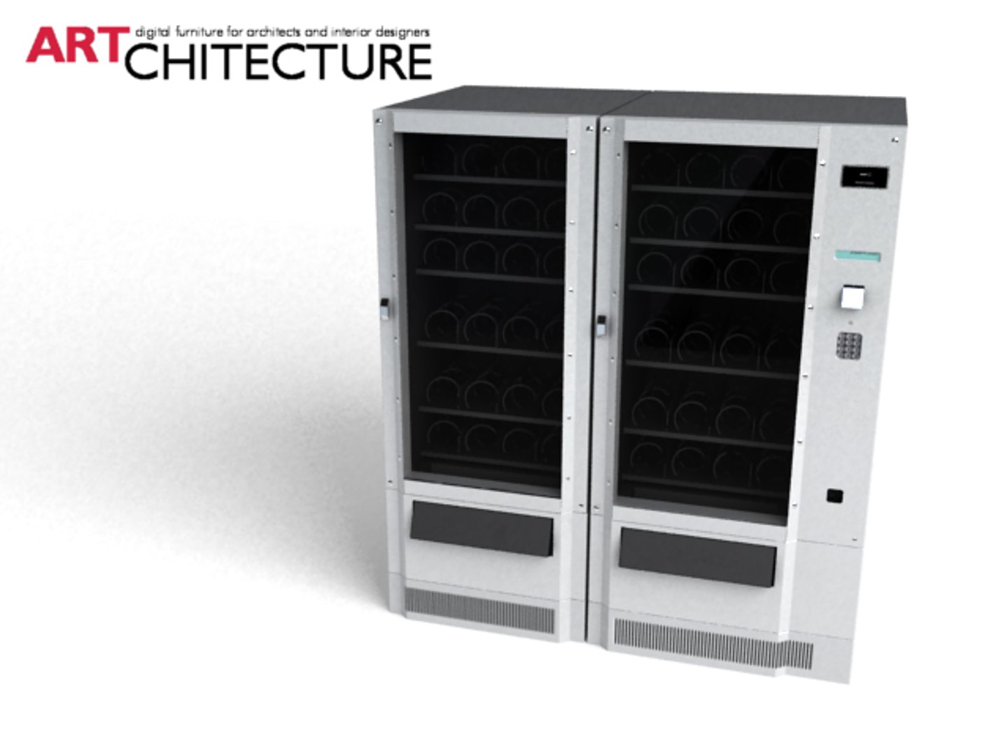 Food Vending Machine 3d Model