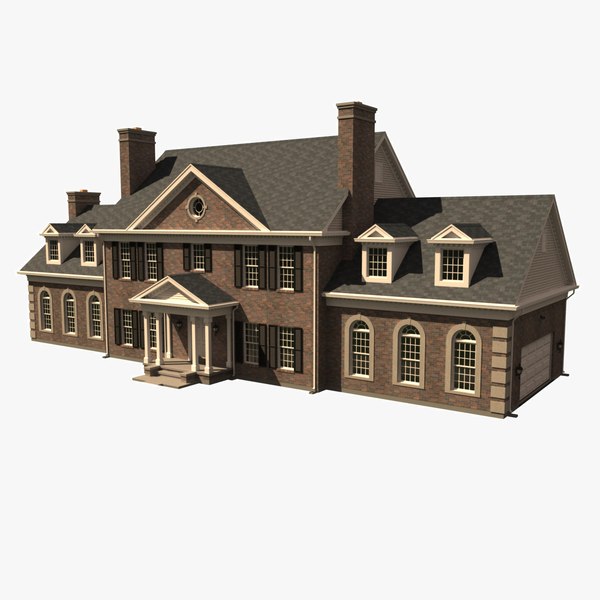 modelo 3d Casa de dos pisos A4505B - TurboSquid 285622