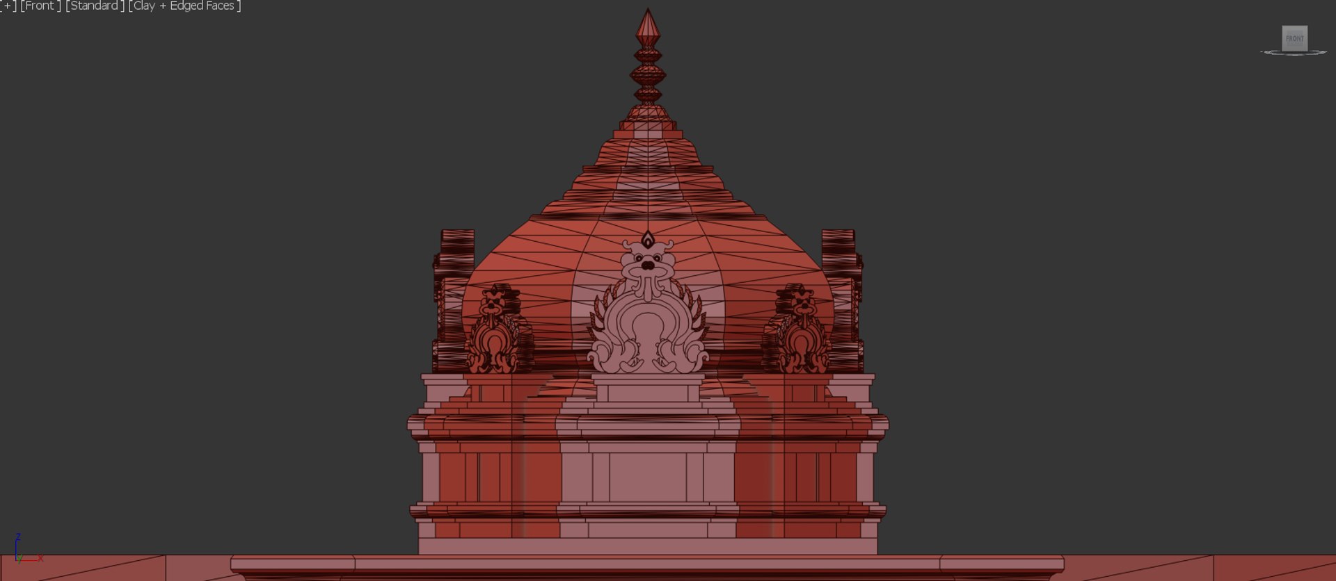 Circular Shiva Temple With Around 64 Gods 3D - TurboSquid 1821601