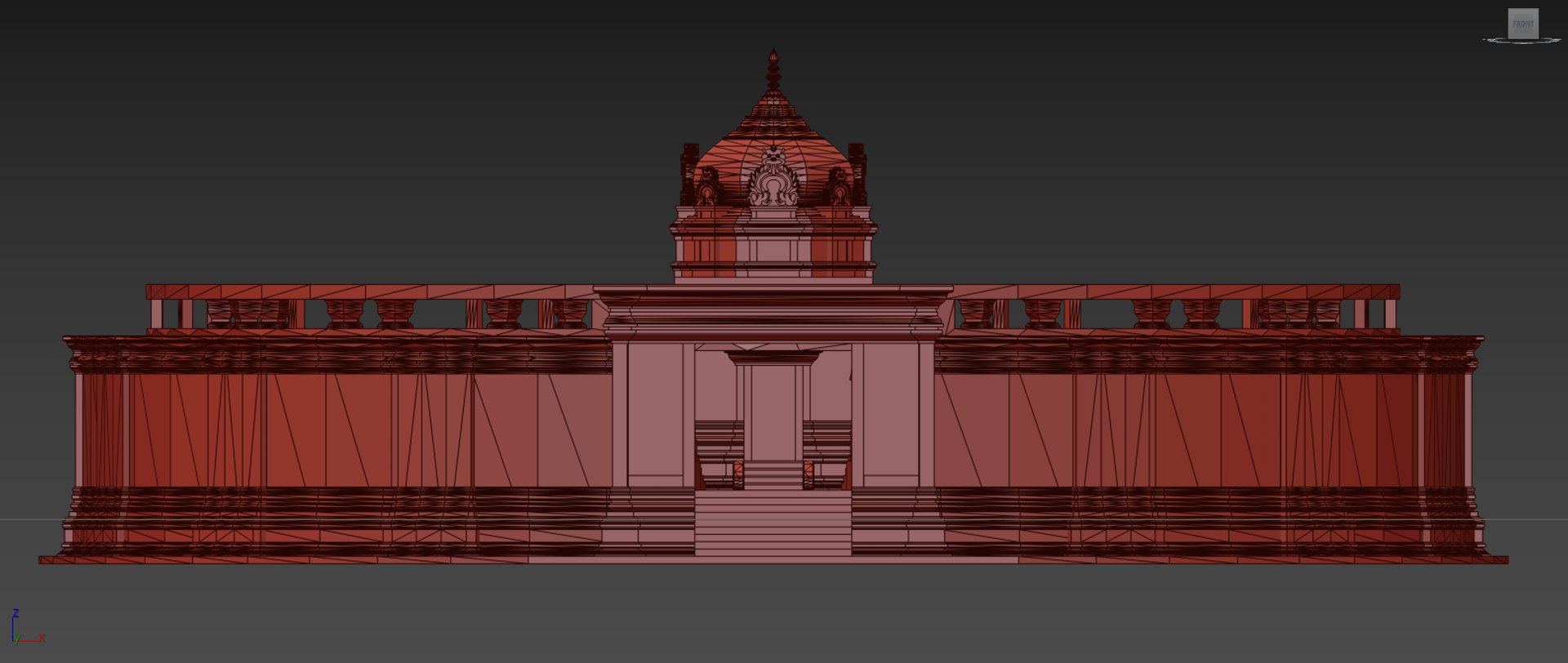 Circular Shiva Temple With Around 64 Gods 3D - TurboSquid 1821601