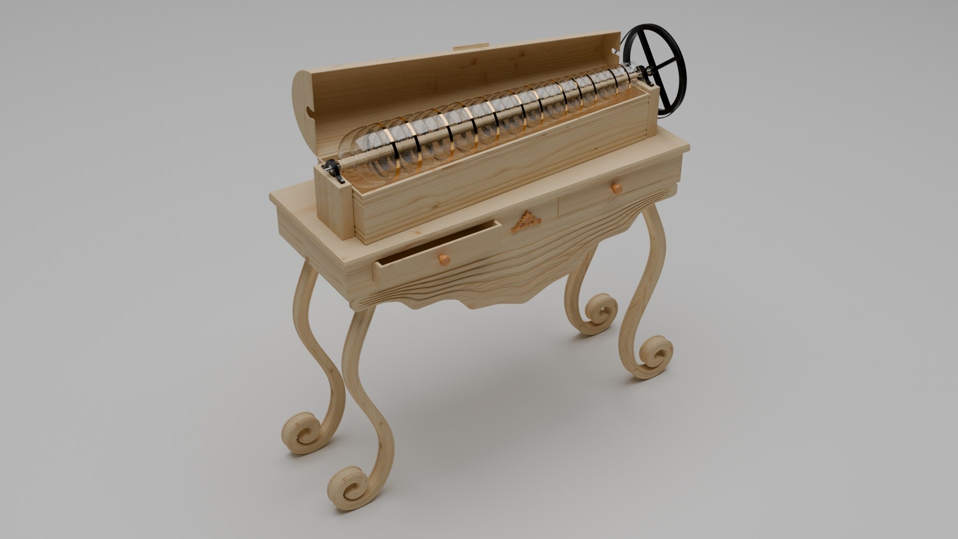 3D Glass Harmonica - TurboSquid 2370165