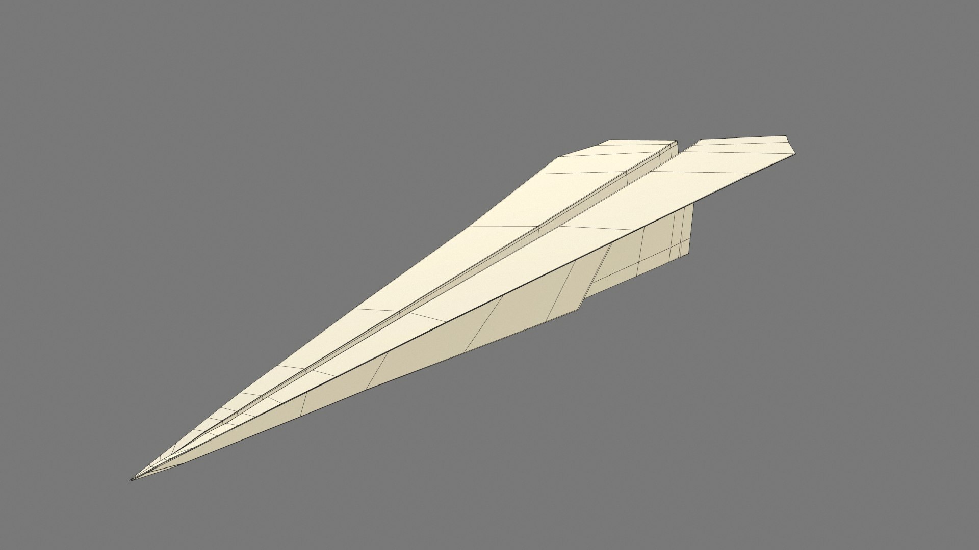 3D Model Paper Airplane - TurboSquid 1467286