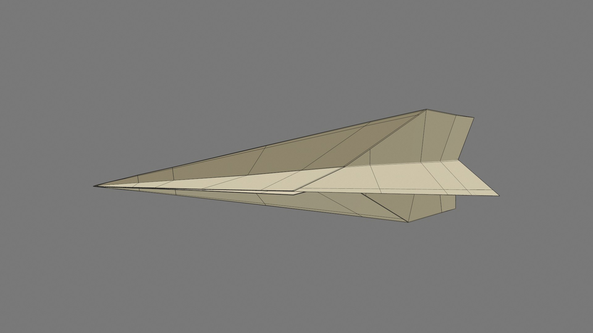 3D Model Paper Airplane - TurboSquid 1467286