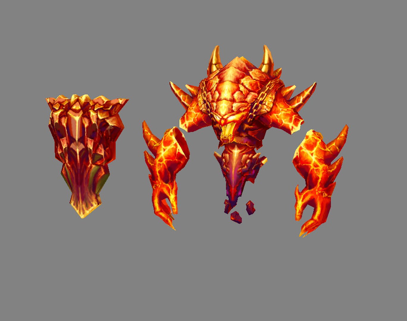 Cartoon Summon Monster - Flame Demon - Fire Demon 3D - TurboSquid 1724605